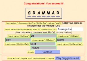 How to cheat fun-with-words.com – Joe's Security Blog