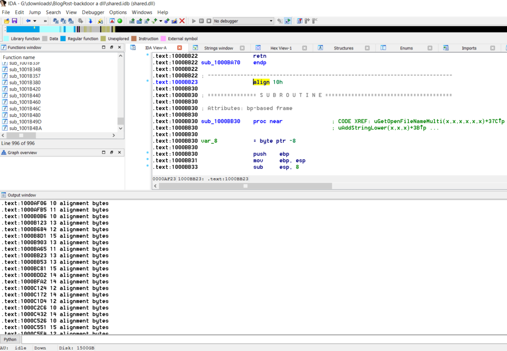 Backdooring a DLL – Joe's Security Blog